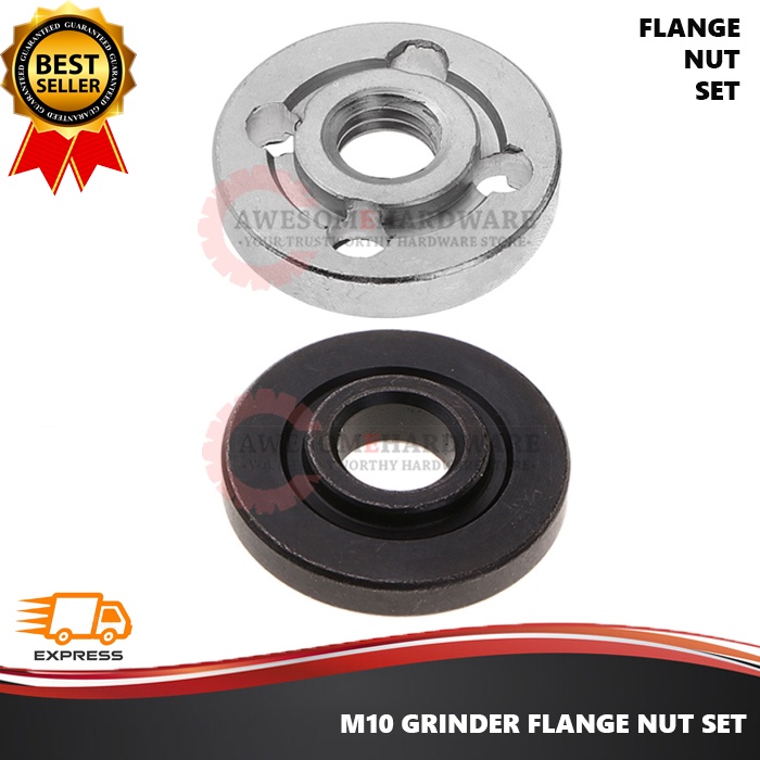M10 FLANGE NUT LOCK FOR ANGLE GRINDER MESIN GRINDER NUT | Shopee Malaysia