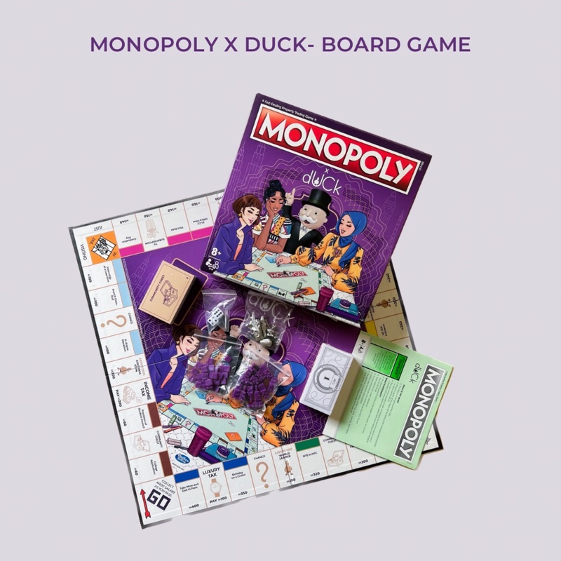 MONOPOLY × DUCK- BOARD GAME | Shopee Malaysia