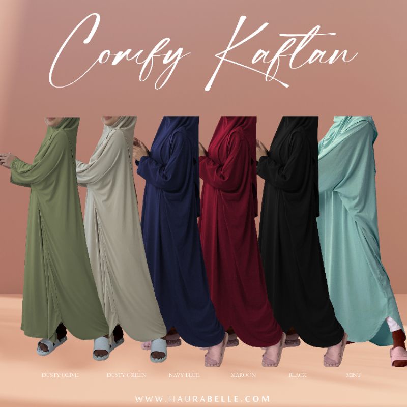 COMFY KAFTAN BY HAURABELLE (ONE SET DENGAN TUDUNG) PART 1 | Shopee Malaysia