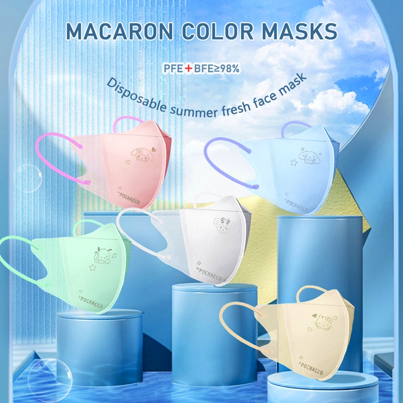 10pcs/50PCS Adult Duckbill Mask Pastel Mix Color Contents 50 pcs ...