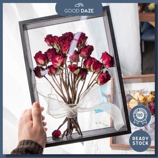 【GOOD DAZE】Flower Frame Rose 4cm Depth Hollow Frame 3D Frame 中空4cm 干花相框 ...