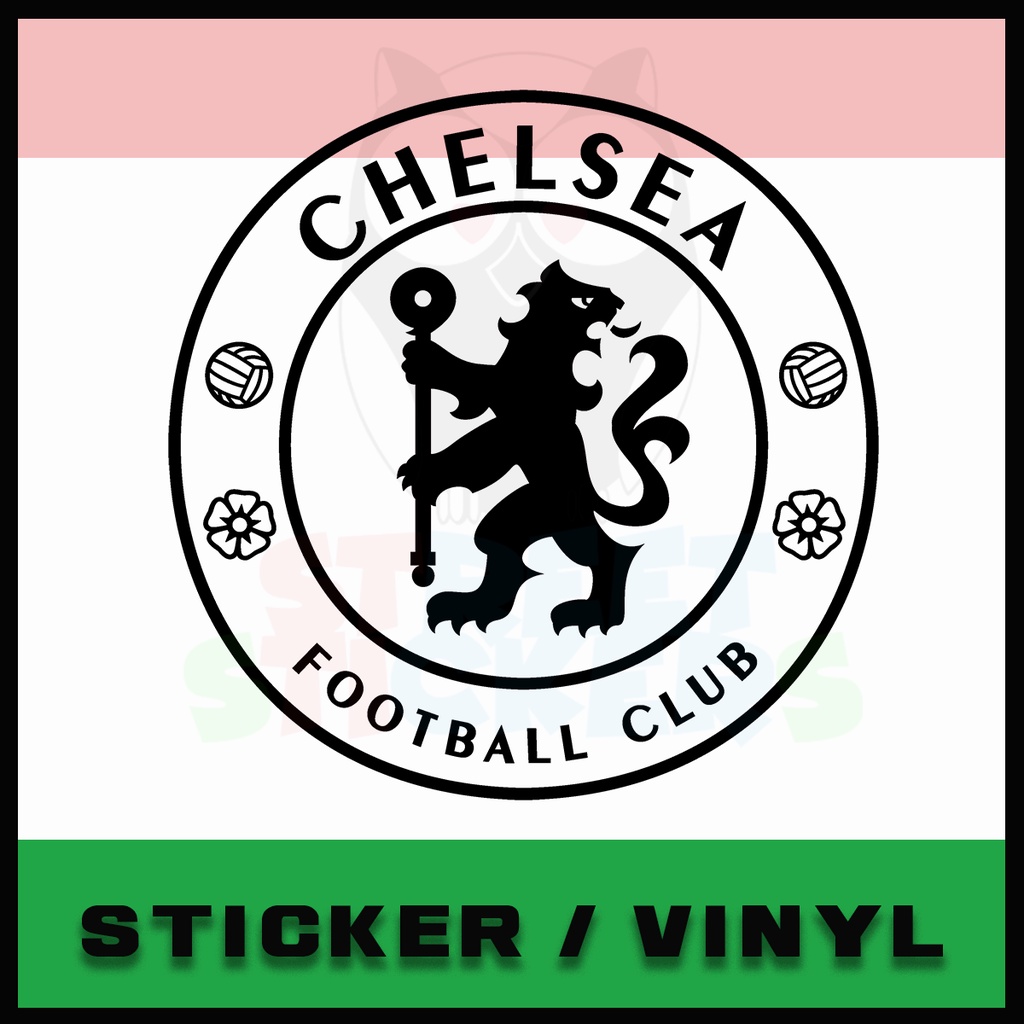 Chelsea Football Club The Blues Car Body Sticker Mirror Laptop Wall ...