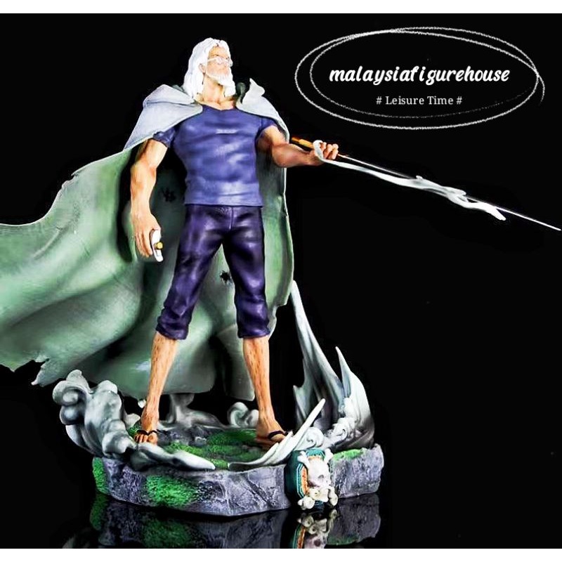 🔥READY STOCK🔥35CM ONE PIECE ZH SILVERS RAYLEIGH LUFFY MASTER COPY RESIN ...