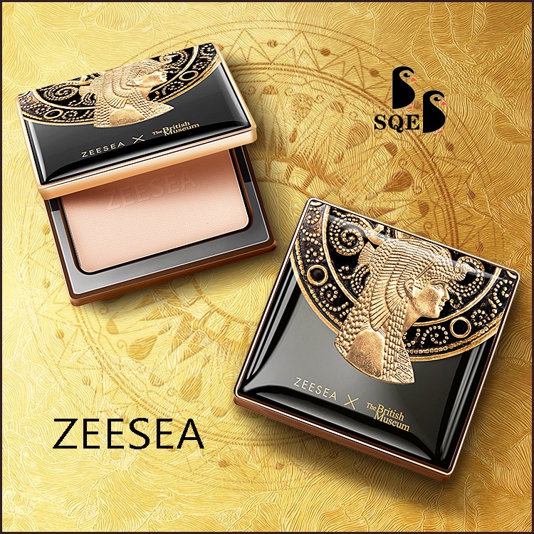 【Genuine guarantee】ZEESEA® Makeup British Museum Oil-control Compact Powder Pressed Powder ...