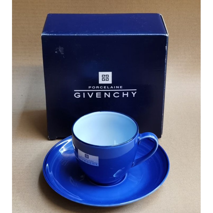 Givenchy Paris GH-101 Blue Colored Fine Porcelain Cup Set in Original ...