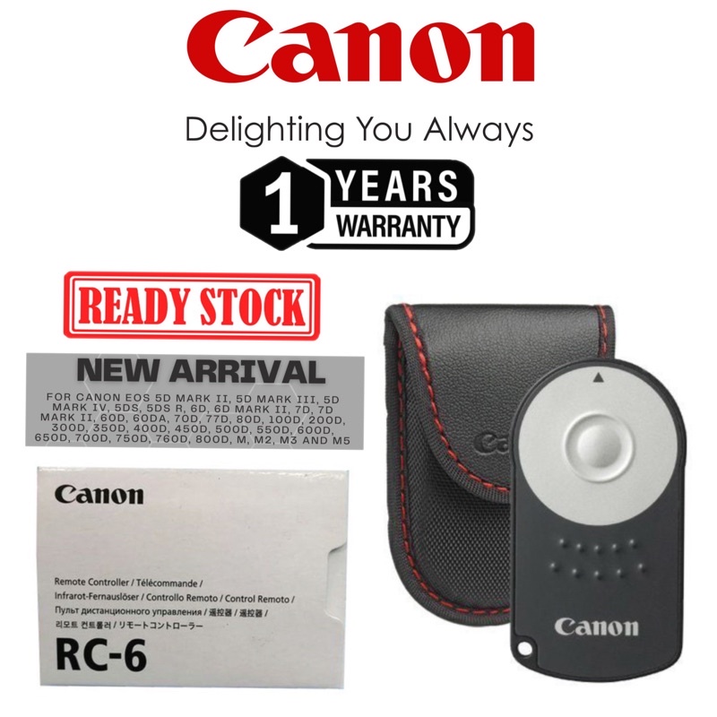 Canon RC-6 RC6 original wireless remote control for canon eos camera ...