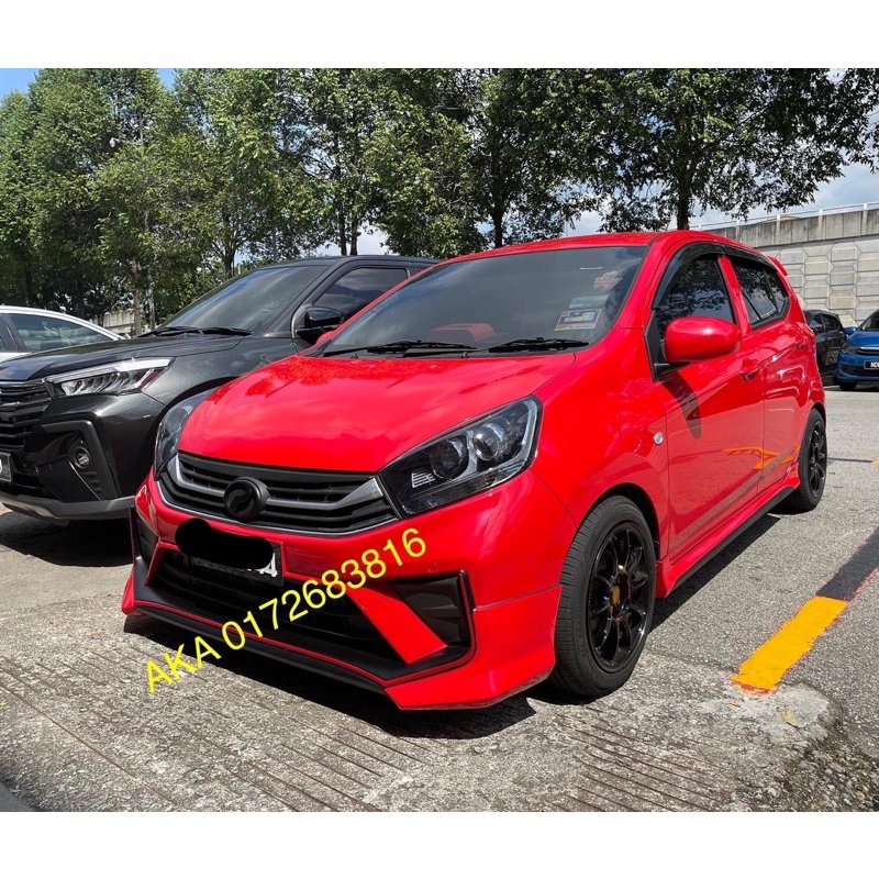 Perodua Axia 2019-2022 Bodykit Gear Up With Paint | Shopee Malaysia