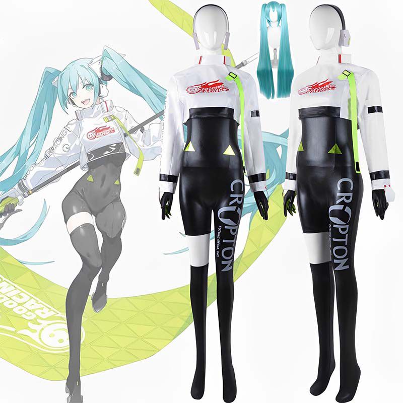 Anime Vocaloid Hatsunee 2022 Miku Racing Cosplay Costume Miku Sexy ...