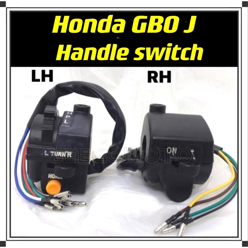 HANDLE SWITCH TANGAN KIRI KANAN SET FOR HONDA GBOJ REMAJA LAMPU PETAK ...