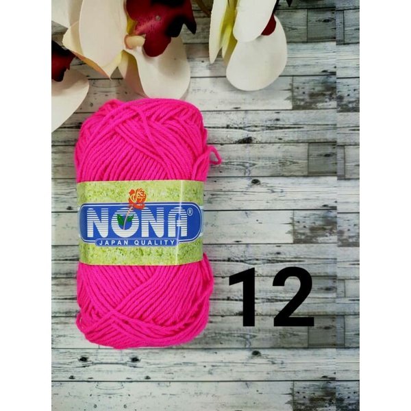 [Ready Stock] Benang Kait NONA M / Knitting Yarn NONA M 40gm / NONA M ...