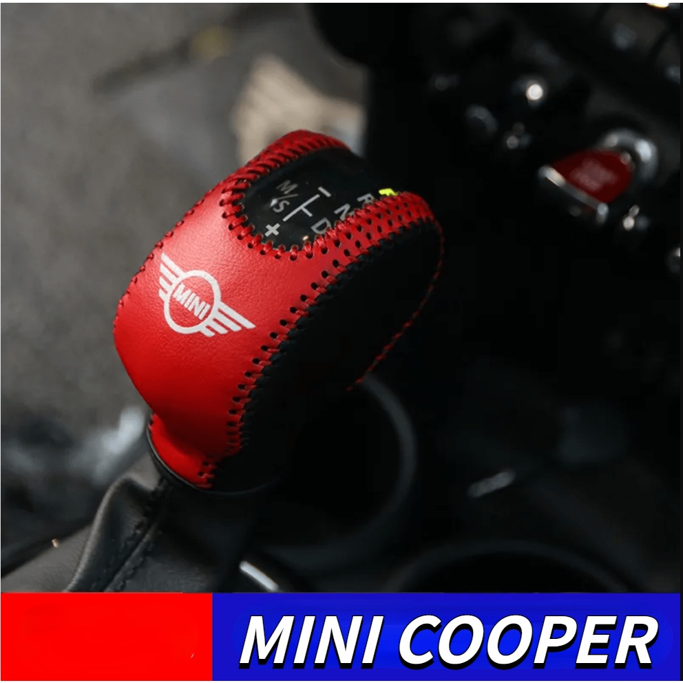Mini Cooper leather gear cover COUNTRYMAN JCW CLUBMAN F54 F55 F56 F57 ...