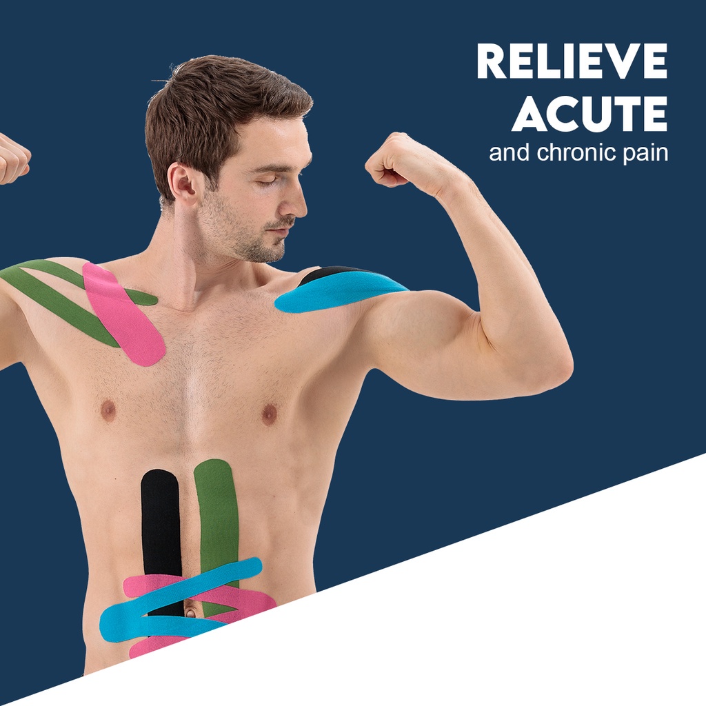 Fitness Kinesiology Sport Elastic Tape Physio Strapping Muscle Tape ...