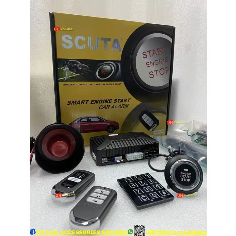 HONDA SCUTA KEYLESS PUSH START ALARM | Shopee Malaysia