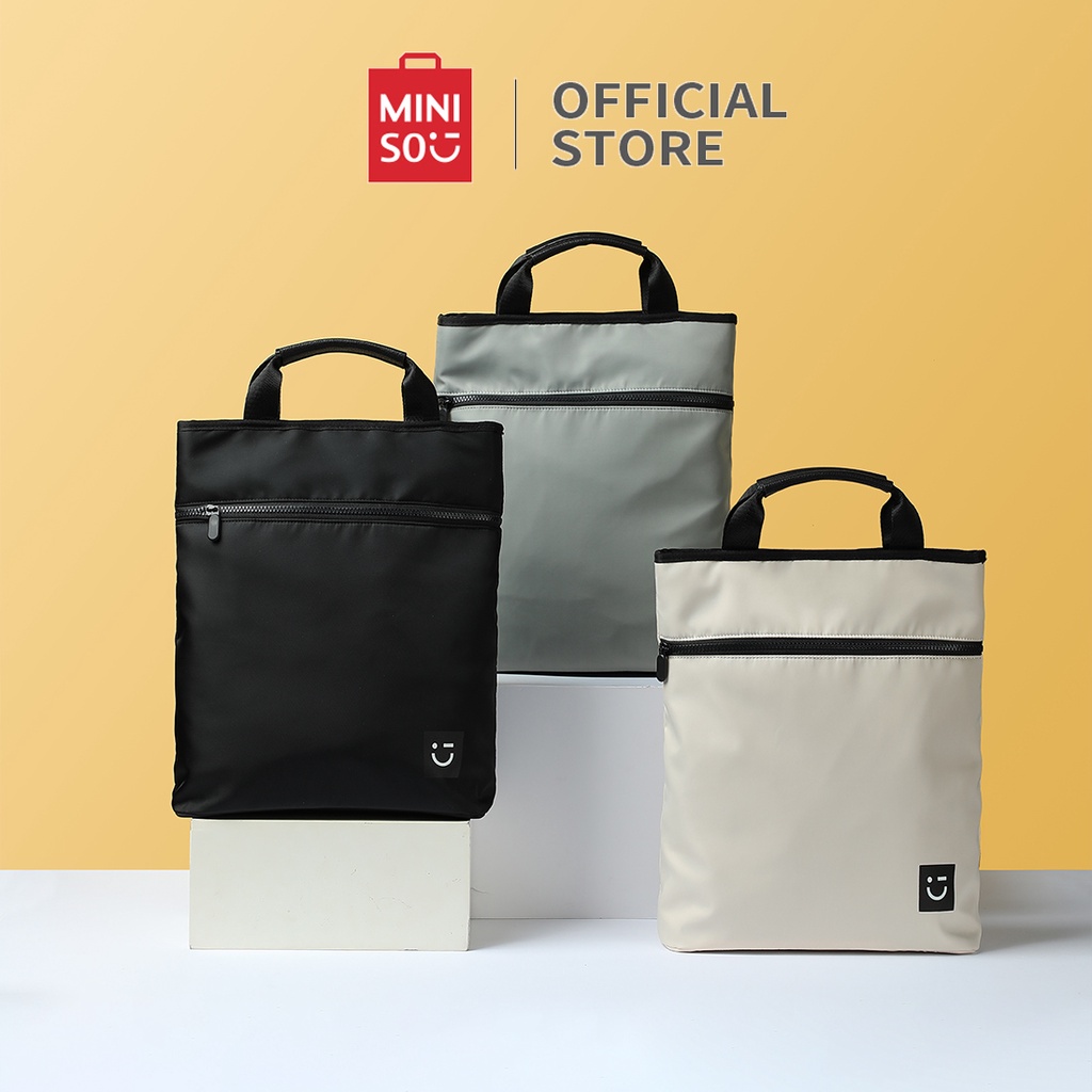 Miniso Backpack Commuter Backpack Laptop Bag Unisex Backpack Zipper ...