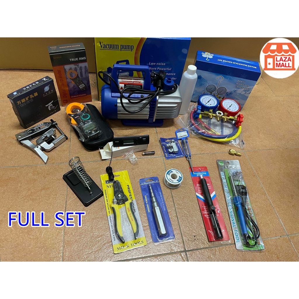 FULL SET AIRCOND MAN REPAIR TOOLS ITEM START AIRCONDMAN NEW WORKER ...