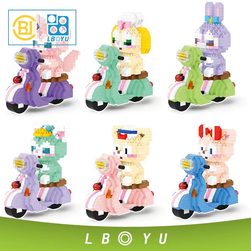 LBoyu Diamond Particle Building Blocks Micro Interlocking Building ...
