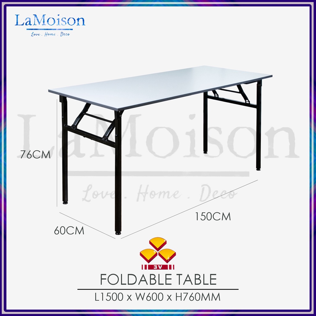 LaMoison Folding Banquet Table Folding Table Meja Lipat Office Table ...