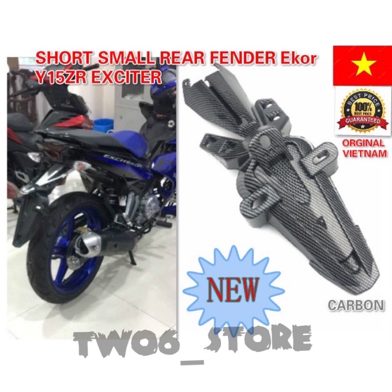Ekor Exciter Carbon Y15ZR V1 V2 Rear Fender Carbon Ekor Belakang Y15 ...