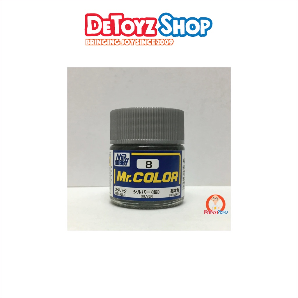 [Mr Hobby] Mr Color C-8 Silver Gloss Primary (10ml) | Shopee Malaysia