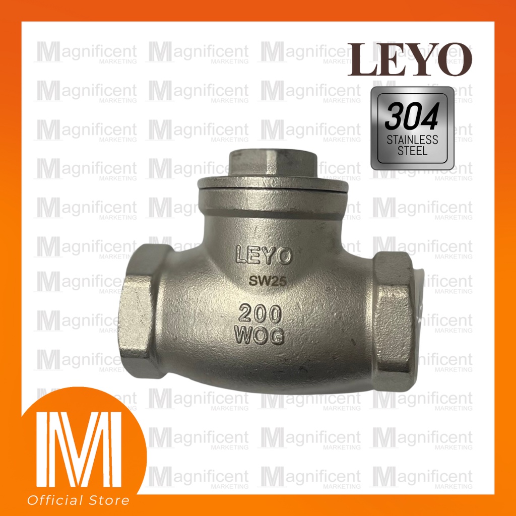 Leyo Stainless 304 Check Valve 200 psi | Shopee Malaysia