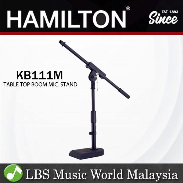 Hamilton KB111M Bass Drum Mic or Table Top Boom Microphone Stand (KB111 ...