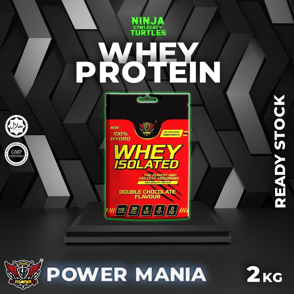 Whey Protein Gym Susu Supplement Brand Power Mania Nutrition | Shopee ...