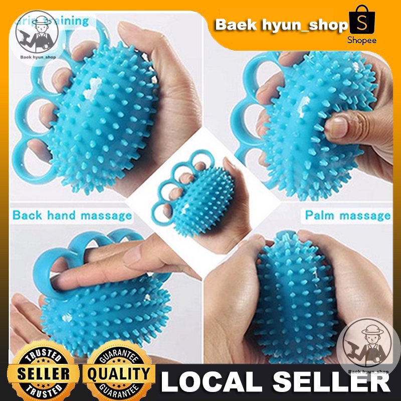 1Pcs Hand Grip PU Ball Finger Practice Exercise Muscle Power Rubber ...