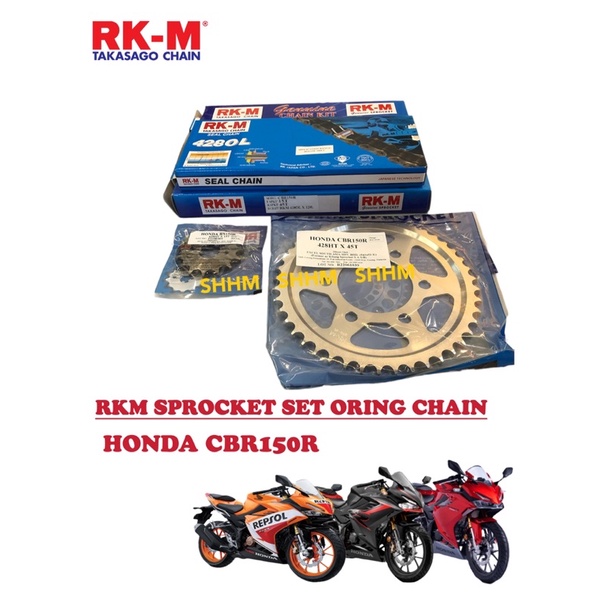 RKM 428 HONDA CBR150R SPROCKET SET ORING CHAIN | Shopee Malaysia