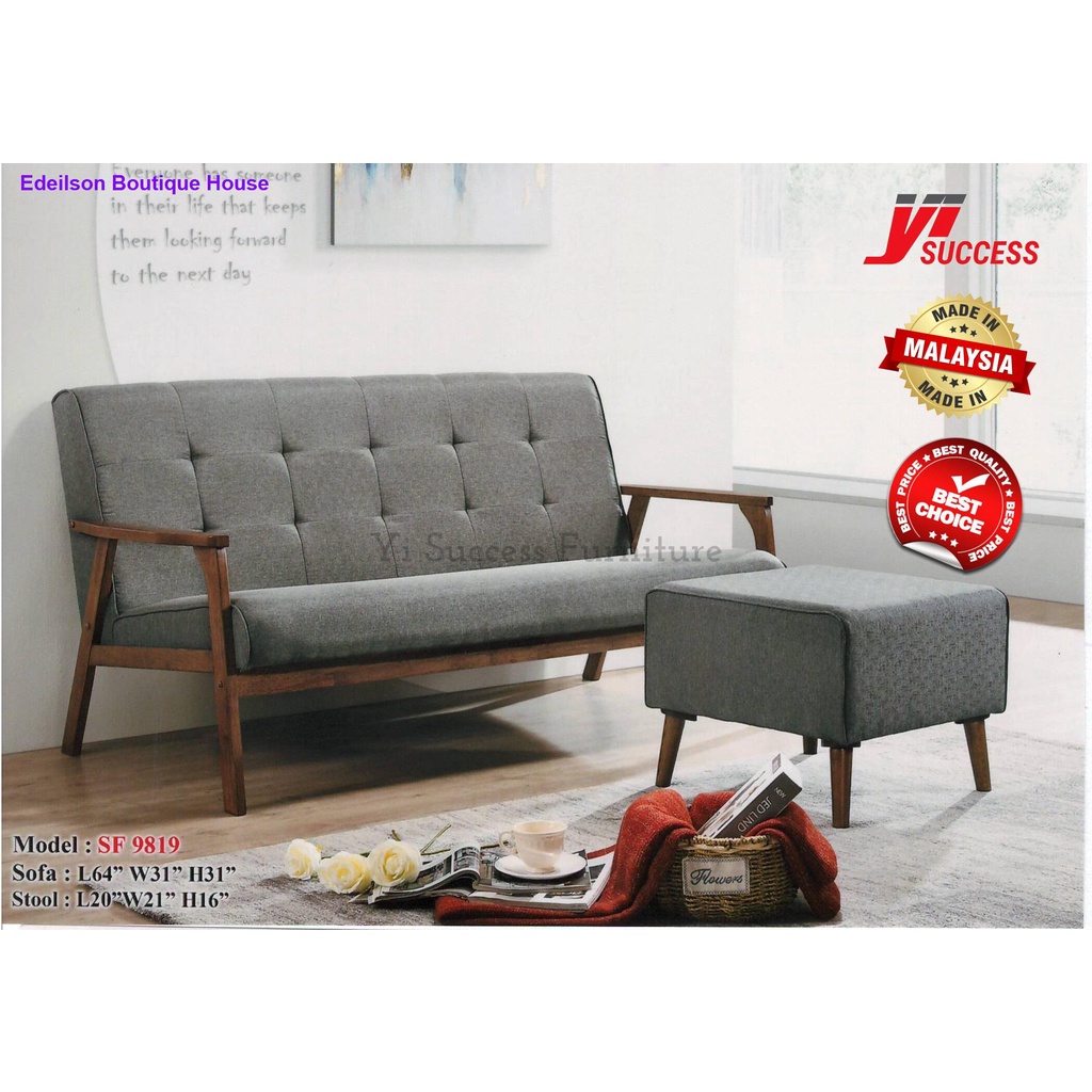 Yi Success Benedict Design L Shape Sofa / Modern Fabric L Shape Sofa ...