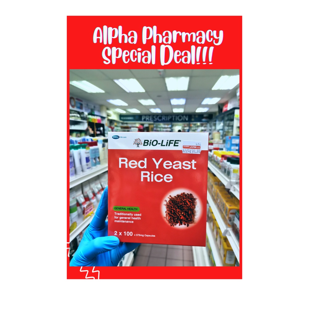 BIO LIFE RED YEAST RICE 100S | 100S TWIN PACK | 30S | 30S TWIN PACK ...