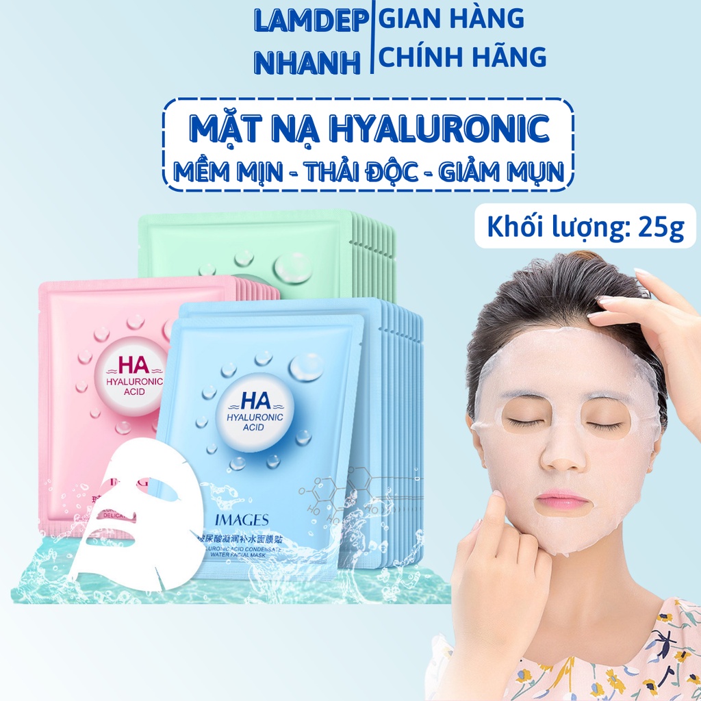 Hyaluronic Acid Detox Mask, Reduce Acne, Soften Skin IMAGES 25g | Shopee Malaysia