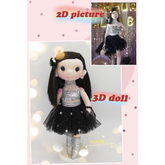 Custom Handmade Cute Plush Soft Toys - Portrait / children drawing / 2D ...
