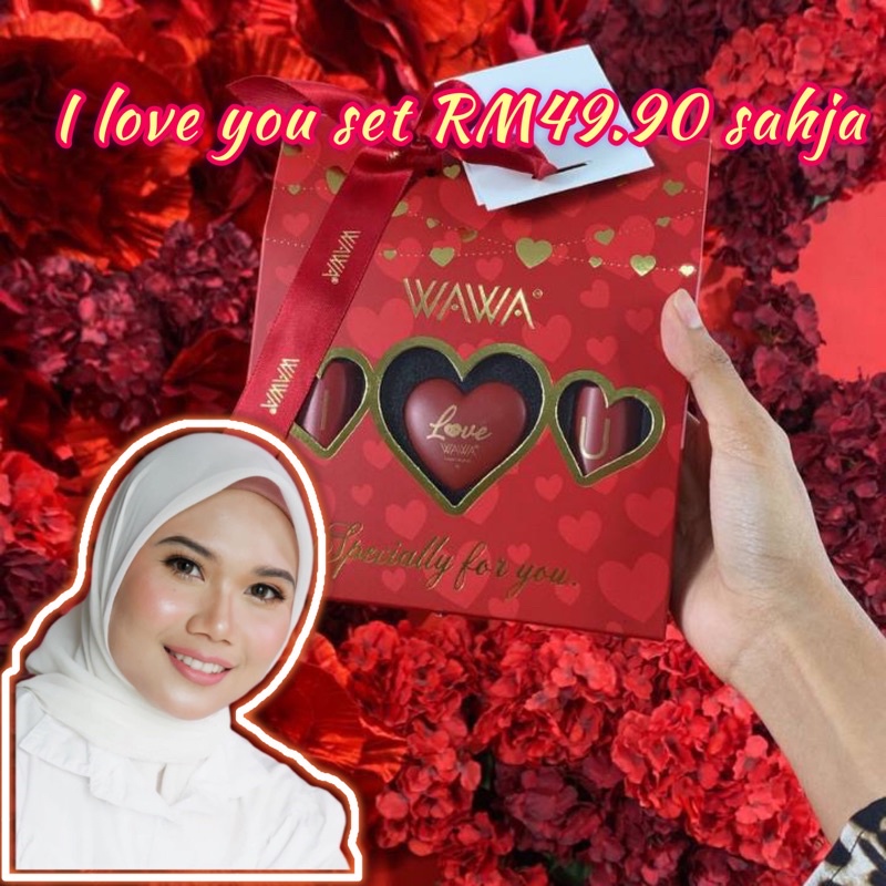 WAWA COSMETICS I LOVE YOU SET RM45 | Shopee Malaysia