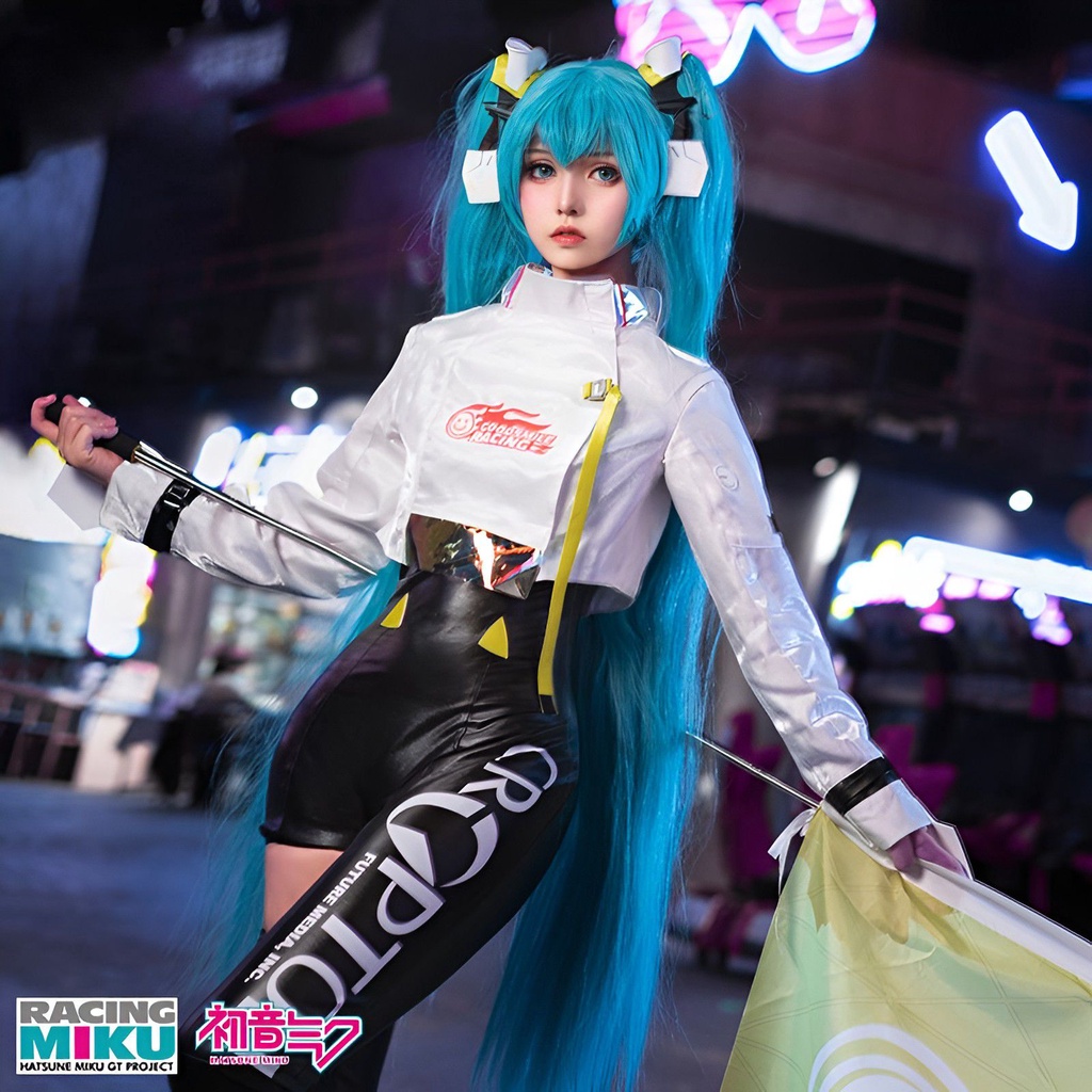 Anime Vocaloid Hatsunee 2022 Miku Racing Cosplay Costume Miku Sexy ...