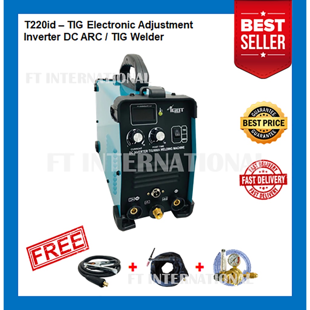 Austweld T220id | 20-220A TIG Welding | DC ARC | TIG Welder | SMAW ...