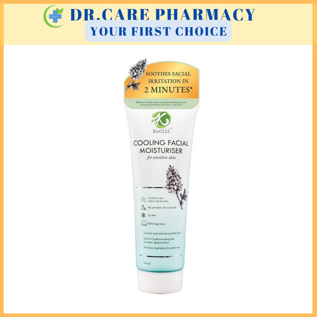 KOOLIT COOLING FACIAL MOISTURISER 100ML (EXP:02/2024) | Shopee Malaysia