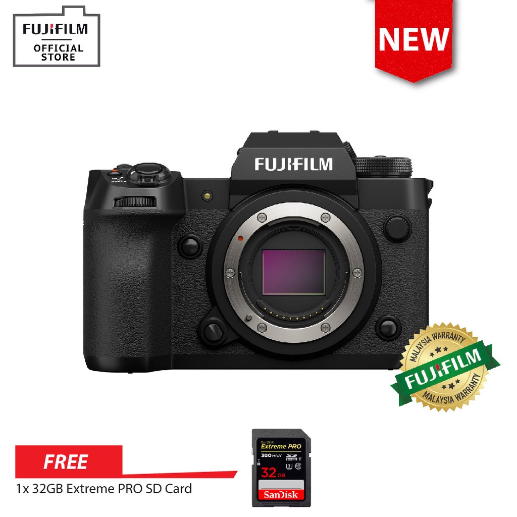 FUJIFILM X-H2 Mirrorless Digital Camera [Body/Kit] | Shopee Malaysia