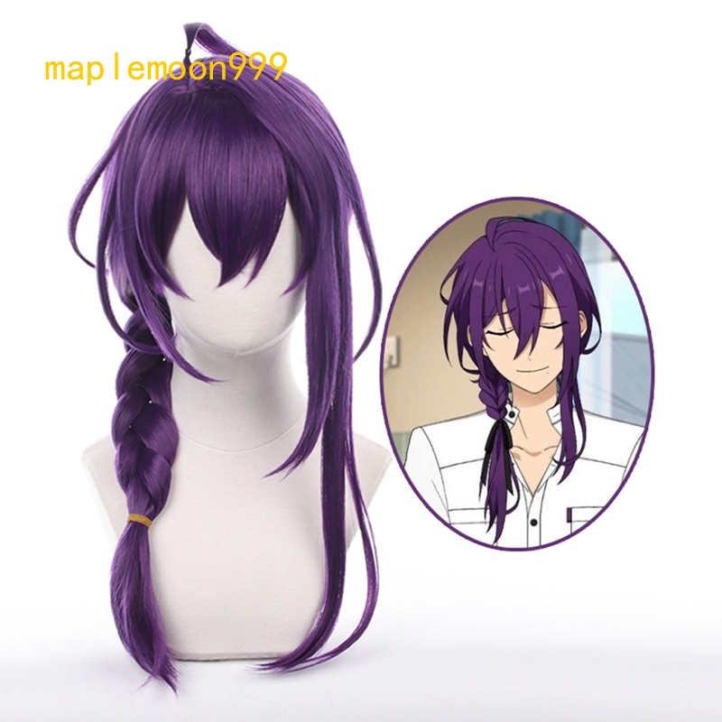 Ensemble Stars Alkaloid Ayase Mayoi Cosplay Wig Dark Purple Braided ...