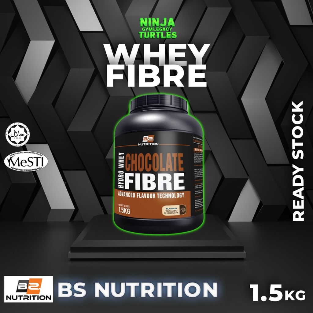 Whey Protein Fibre Gym Susu Supplement Brand Bs Nutrition | Shopee Malaysia