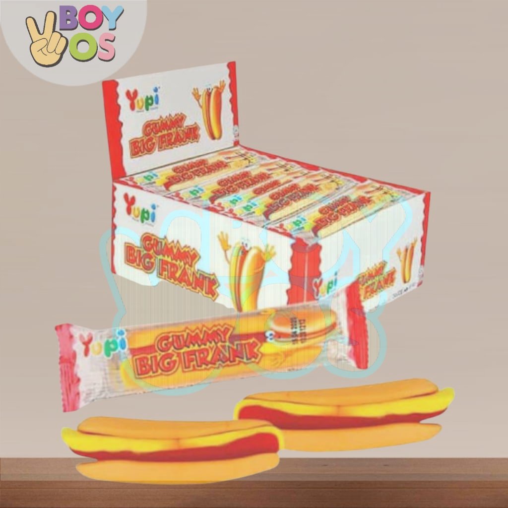Yupi Gummy Big Frank 32g | Shopee Malaysia