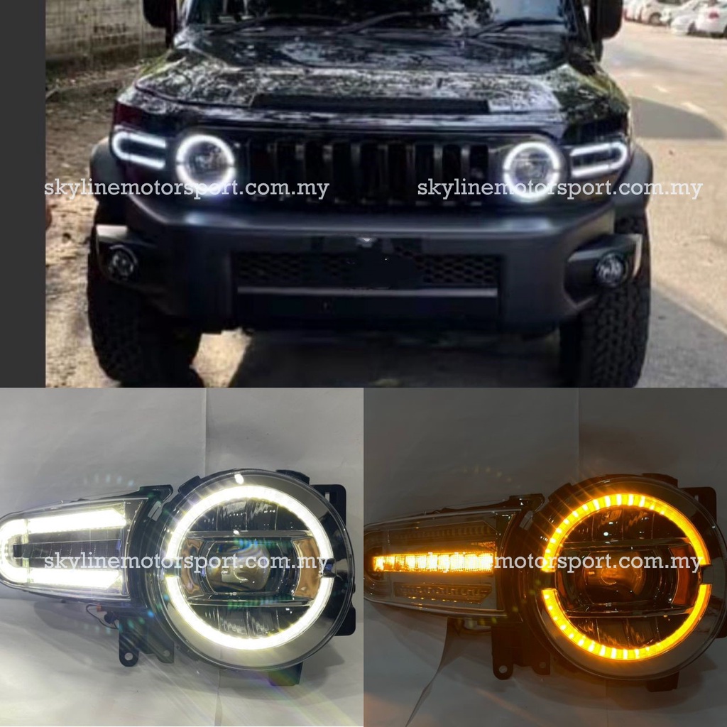 Toyota Fj Cruiser Head Lamp Projector DRL Led V3 2008 2009 2010 2011 ...