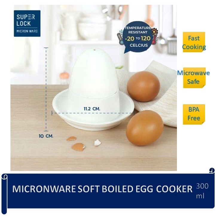 SUPERLOCK Soft Boiled Egg / Soft Egg Boiler / Soft Boil Egg Cooker - by ...