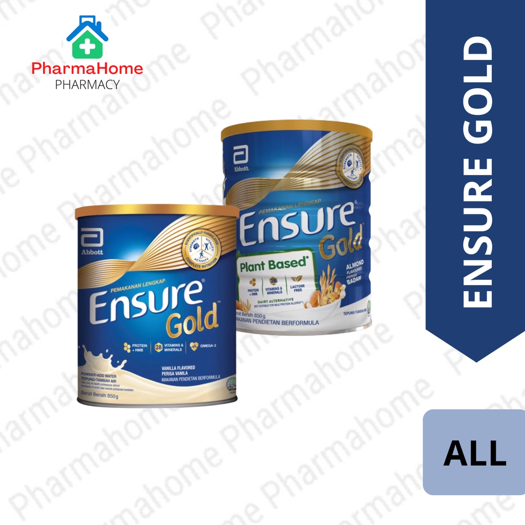 Ensure Gold Vanilla, Almond & Wheat 400g/800g 1's | Shopee Malaysia