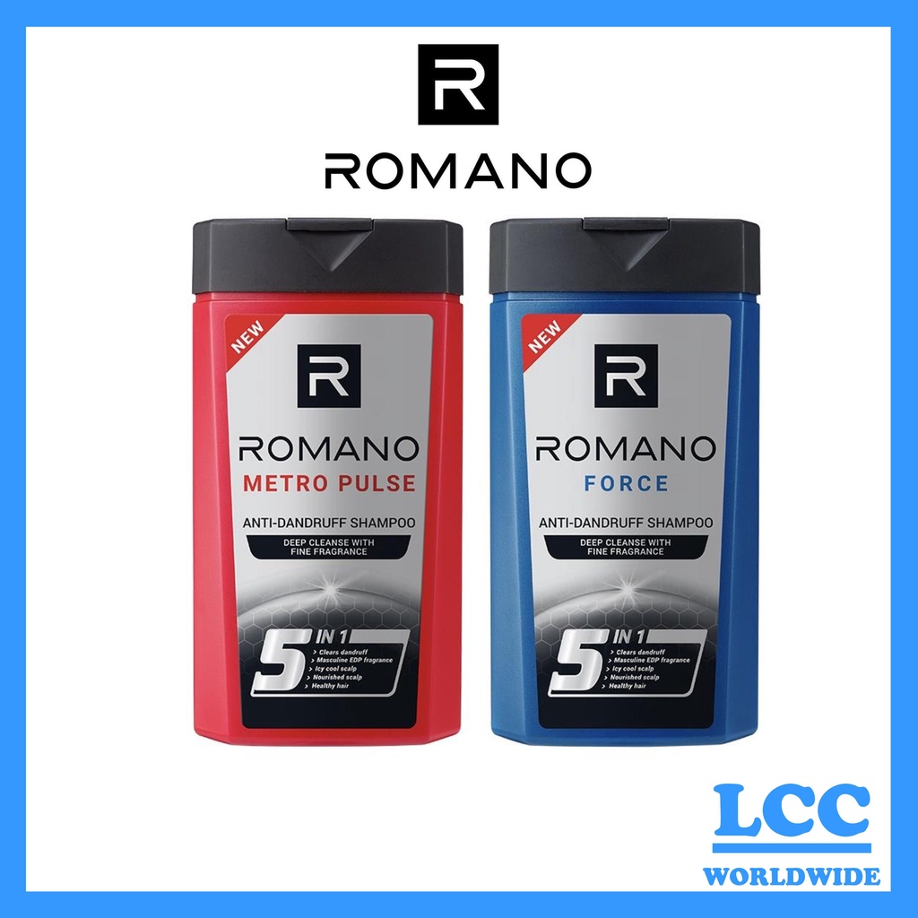 Romano Shampoo Anti Dandruff Force/Metro Pulse (340g) | Shopee Malaysia