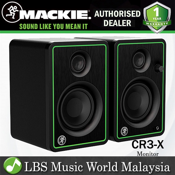 Mackie CR3-X 3" Multimedia Studio Monitors Speaker Personal Monitor Pair (CR3 X CR3X) | Shopee ...