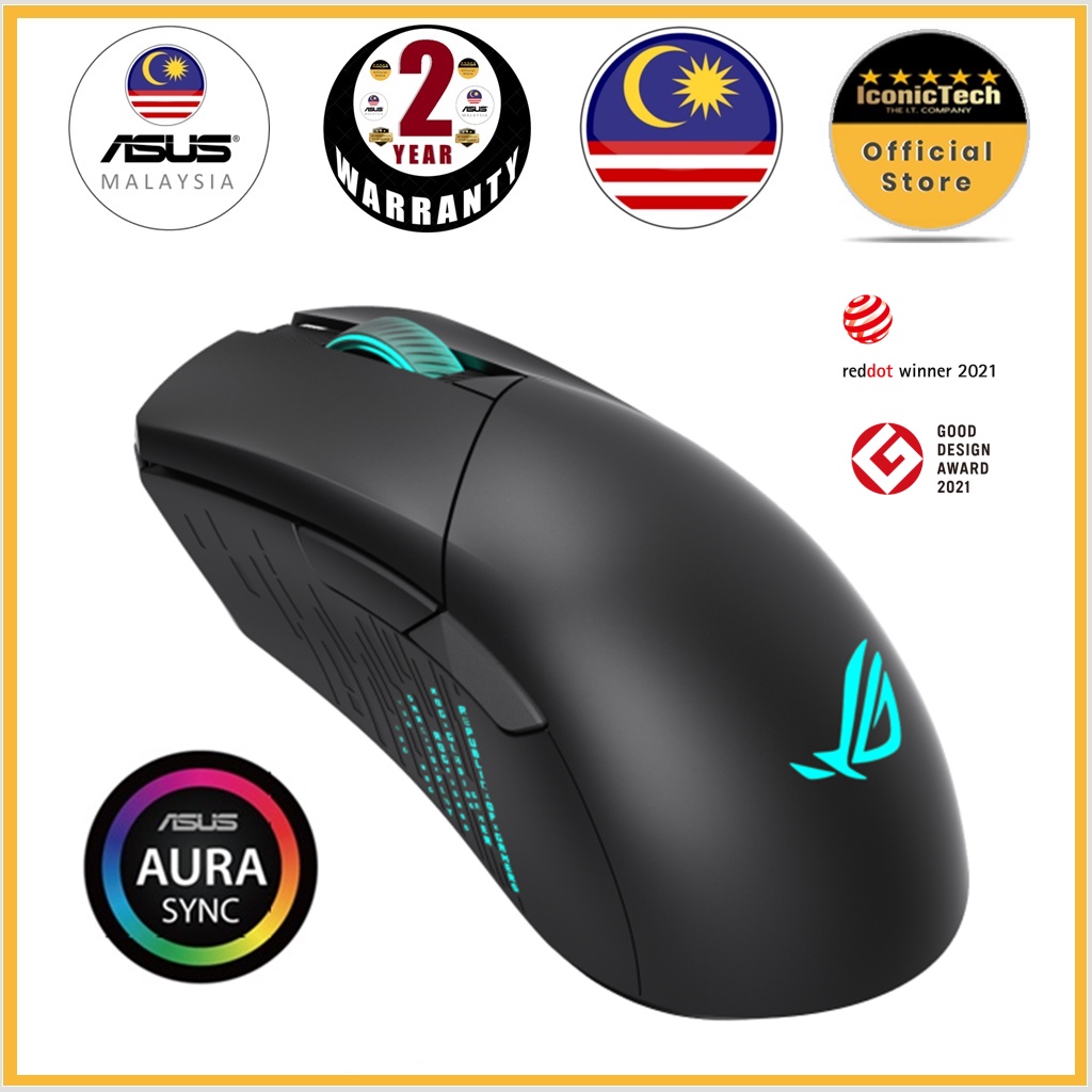 Asus ROG Gladius III & II Wireless RGB gaming mouse with dual wireless ...