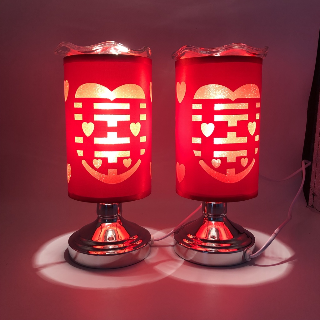 [READY STOCK] WEDDING BEDSIDE RED TOUCHABLE LAMP 现货婚庆床头灯 | Shopee Malaysia