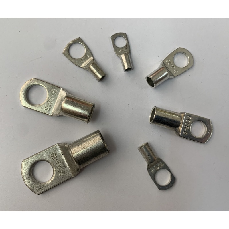 Cable Lug SC Series Tinned Copper Cable Lug Wire Connector Battery ...
