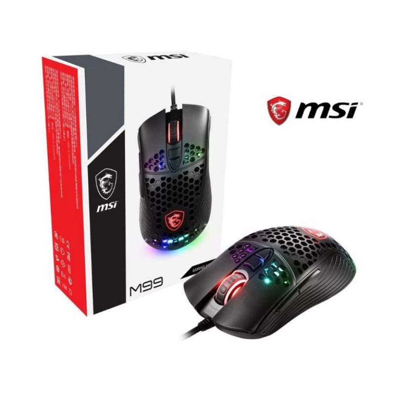 MSI M99 RGB GAMING MOUSE - 1 MONTH WARRANTY | Shopee Malaysia