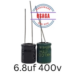 6.8uf 400v Aluminum Electrolytic capacitor | Shopee Malaysia
